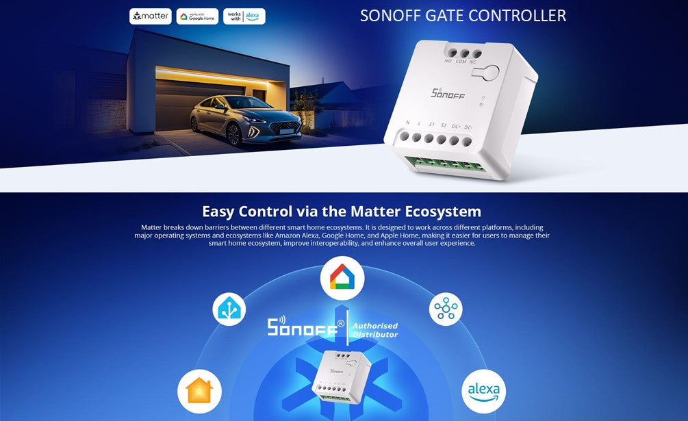 Sonoff Gate Controller (MIMI-D) New low voltage Gate and Garage ...